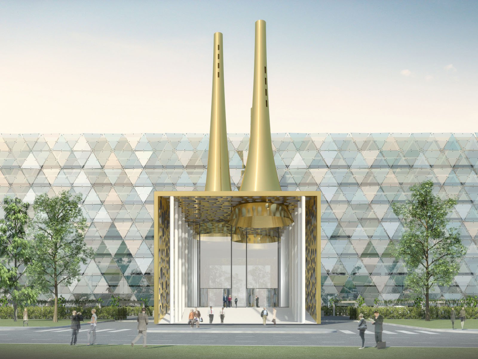 Gallery of TBC Bank Headquarters Competition Entry / Studio Kalamar - 15