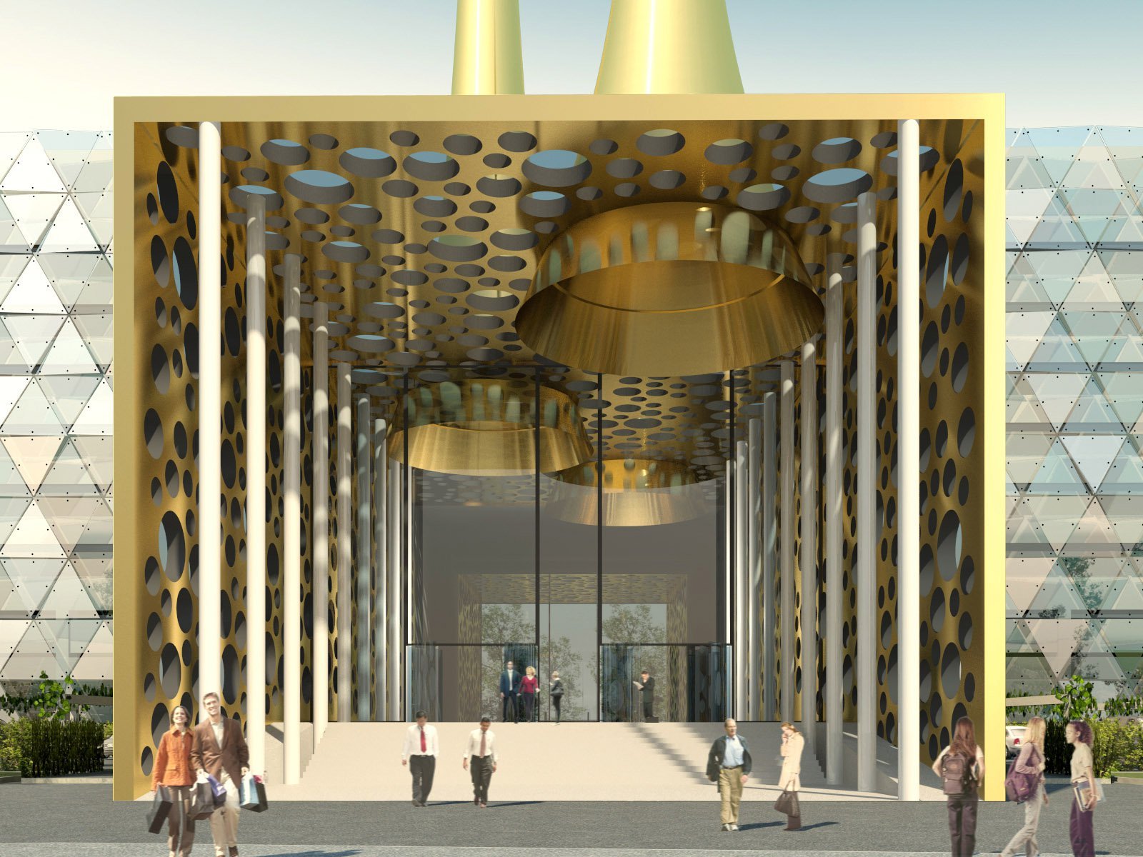 Gallery of TBC Bank Headquarters Competition Entry / Studio Kalamar - 8