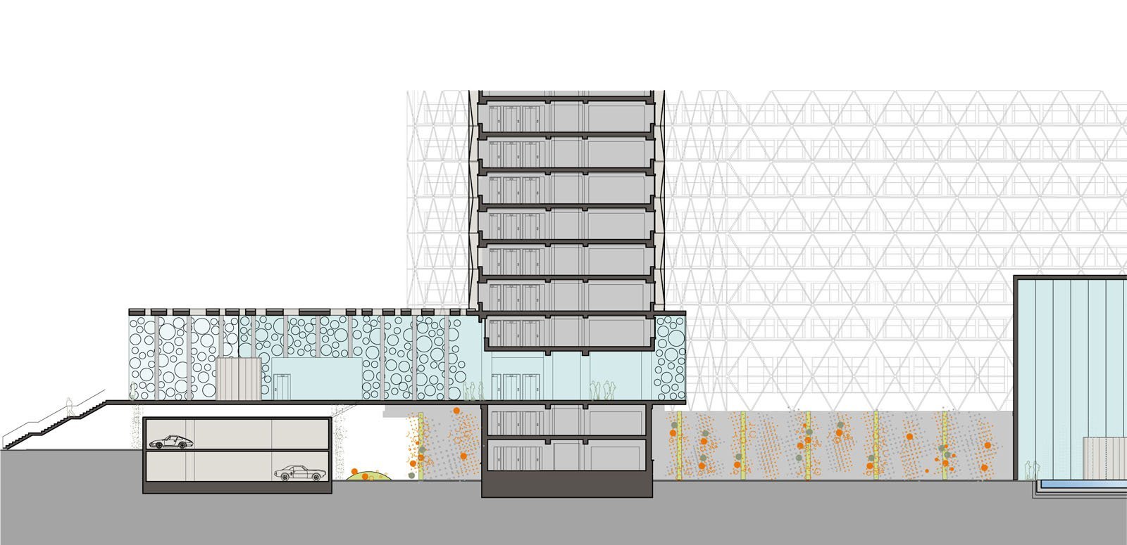 Gallery of TBC Bank Headquarters Competition Entry / Studio Kalamar - 1