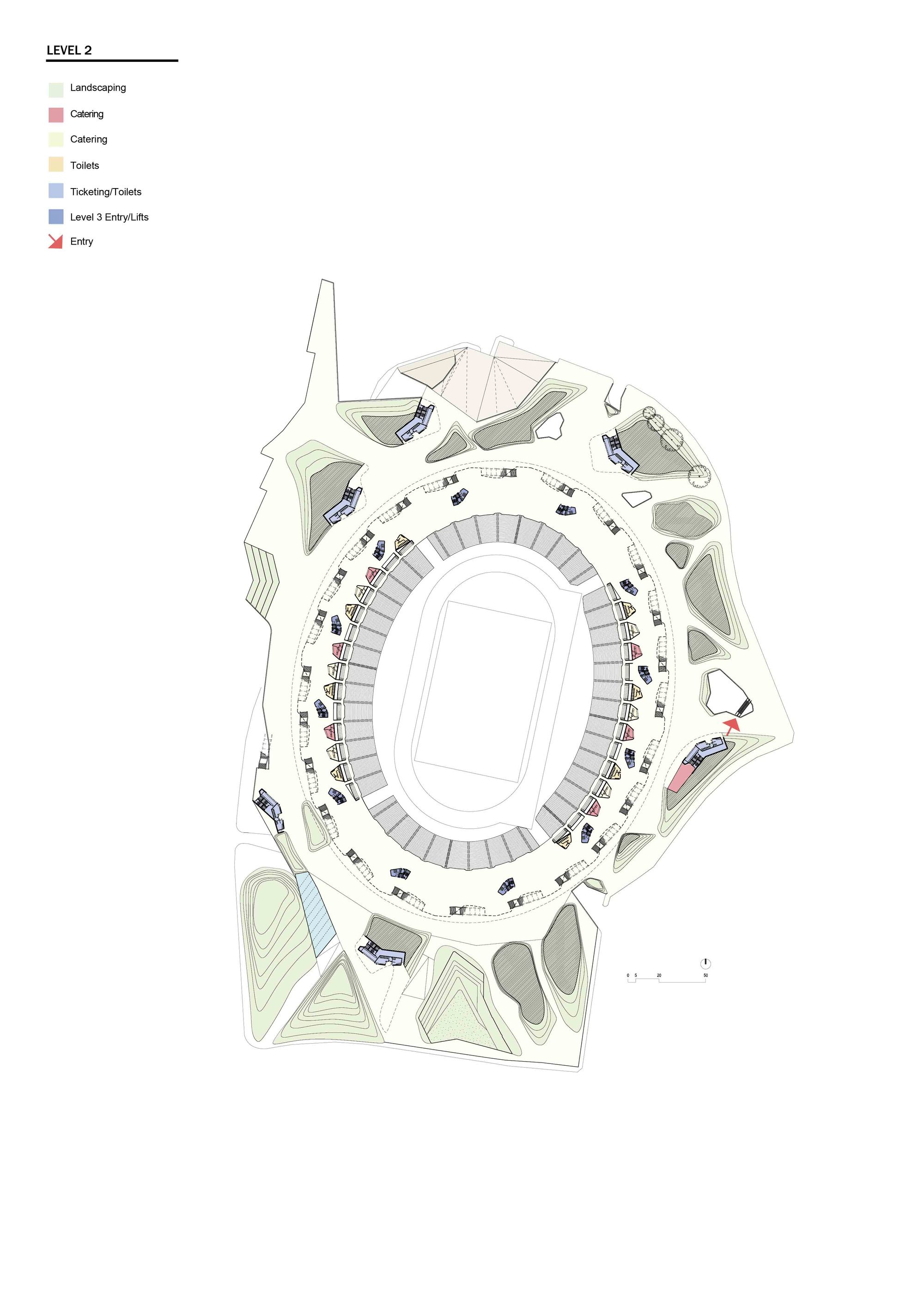 Gallery of Japan National Stadium Competition Entry / Jackson ...