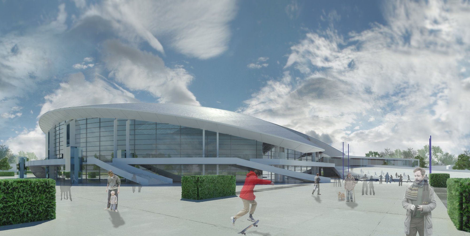 Gallery of Sports Hall Competition Entry / Studio EL - 9