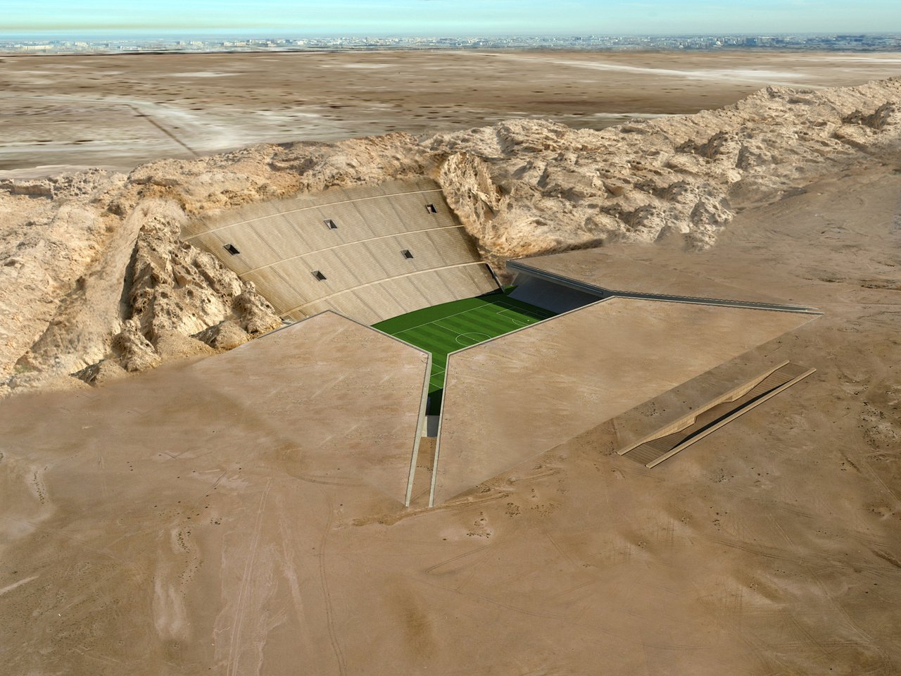 Gallery of Rock Stadium Proposal / MZ Architects - 10