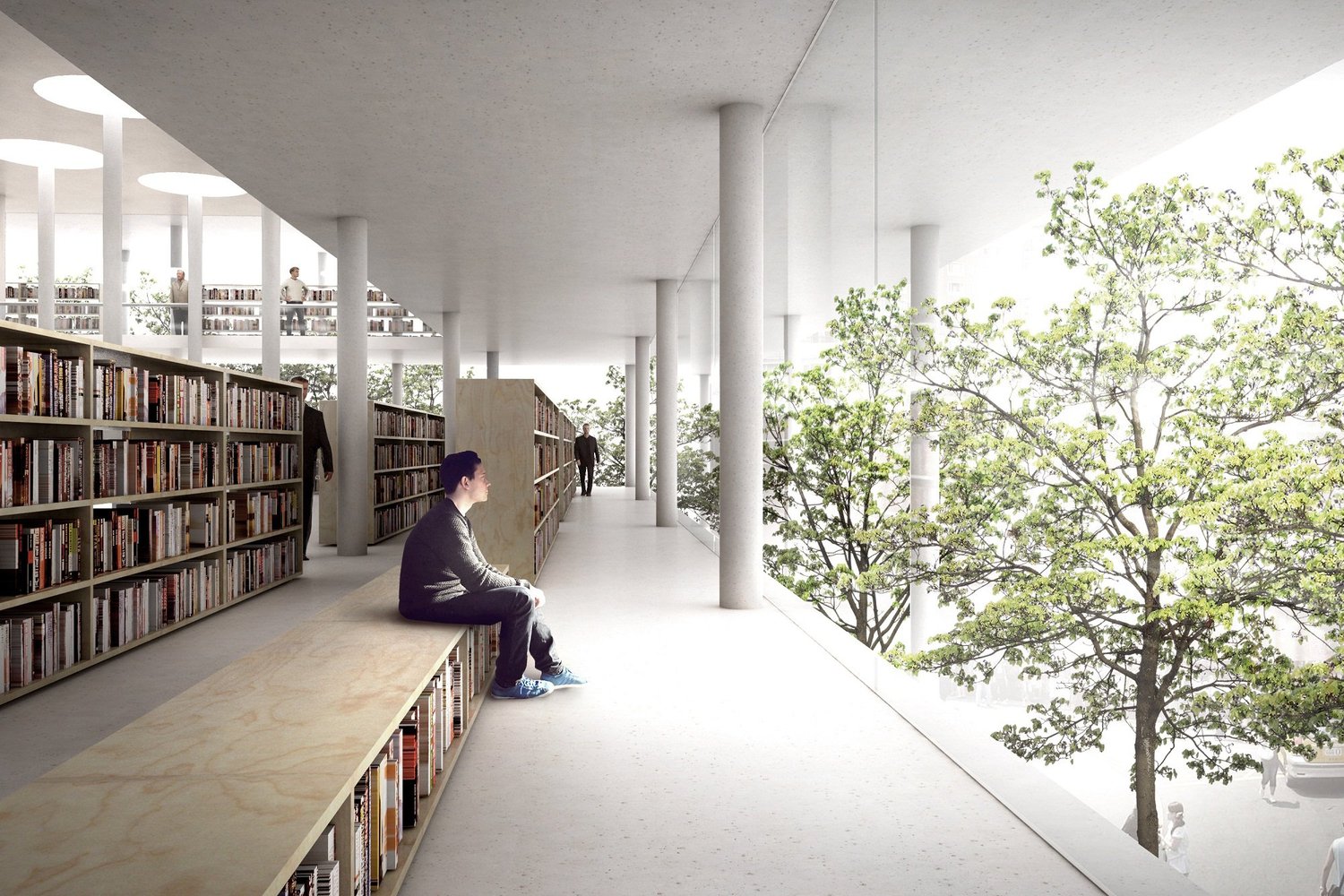 Gallery of Between Books and Trees / JAJA - 15