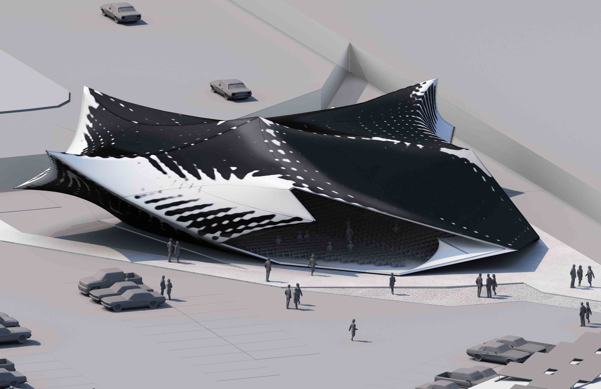 Gallery of SCI-Arc Graduation Pavilion Competition Library Exhibition - 35