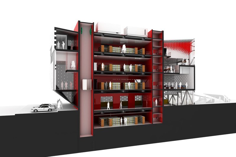 Gallery of Daegu Gosan Public Library Competition Entry / PRAUD - 5