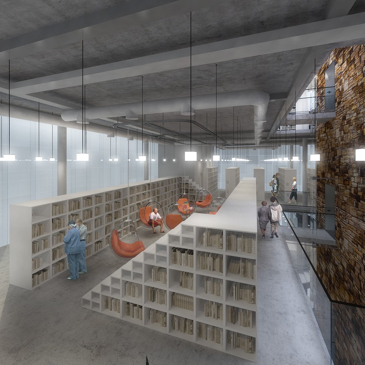 Gallery of Daegu Gosan Public Library Competition Entry / Various ...