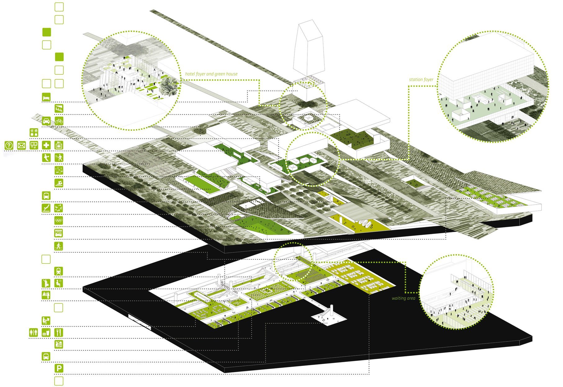 Gallery of 'Mobilicity: Tirana Multimodal Station' Proposal / Morfearch - 3