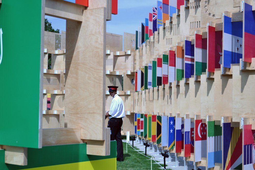 Gallery of 'House of Flags' Installation / AY Architects - 8