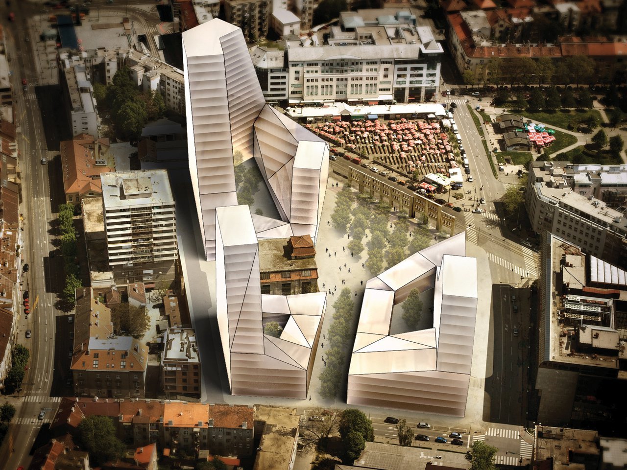 Gallery of Badel Block Complex Proposal / Popular Architecture - 11