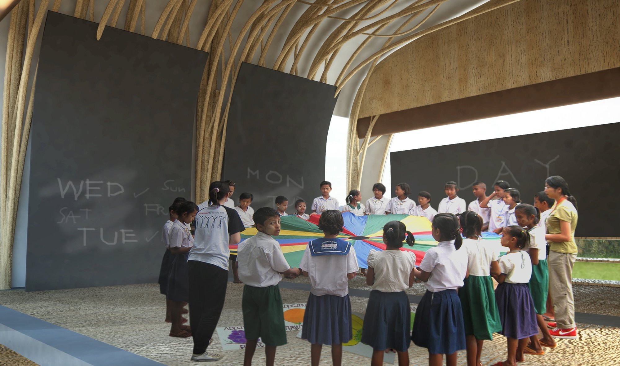 Gallery of Burma School Competition Proposal / Site-Specific - 3