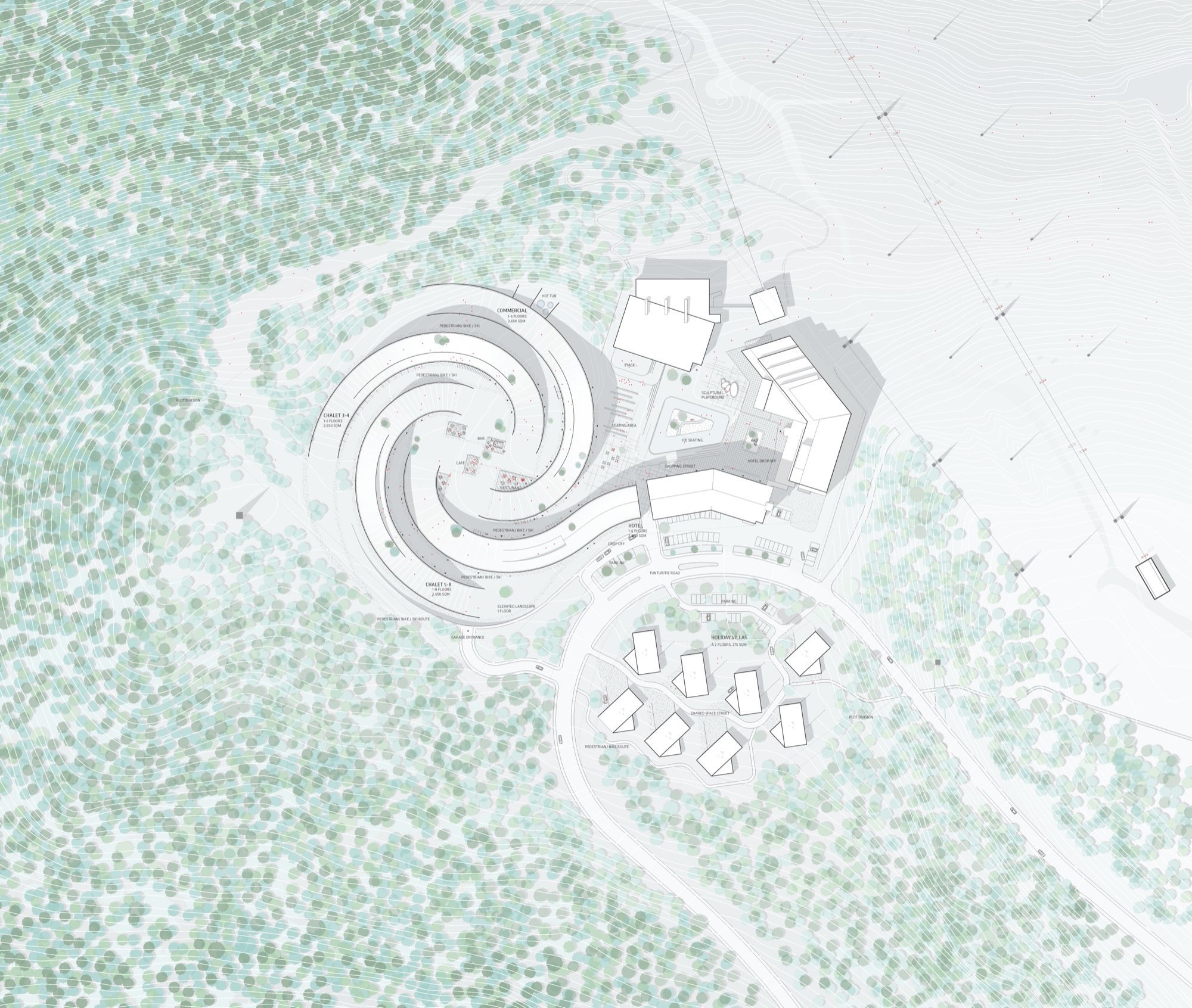 Gallery of BIG unveils a Ski Resort in Lapland - 13