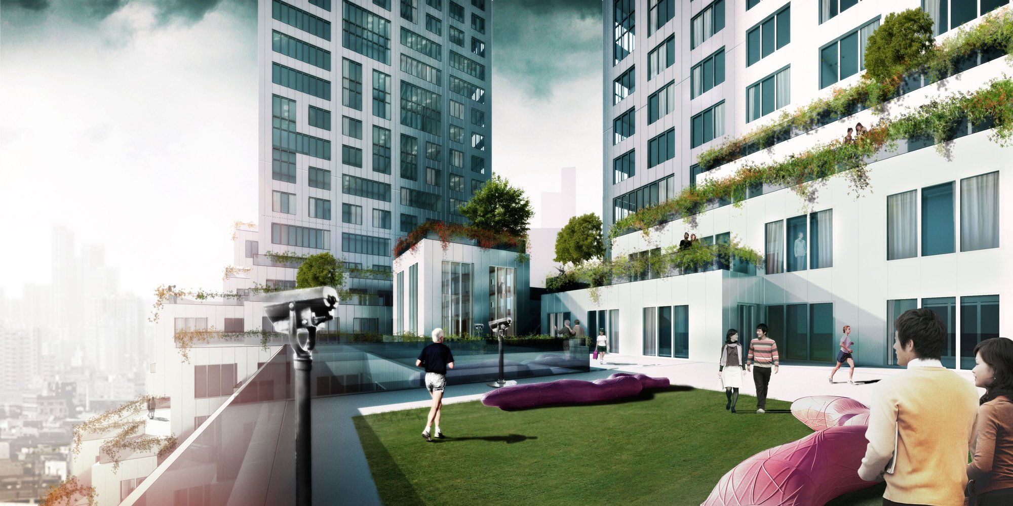 Gallery of The Cloud: Two Connected Luxury Residential Towers / MVRDV - 6