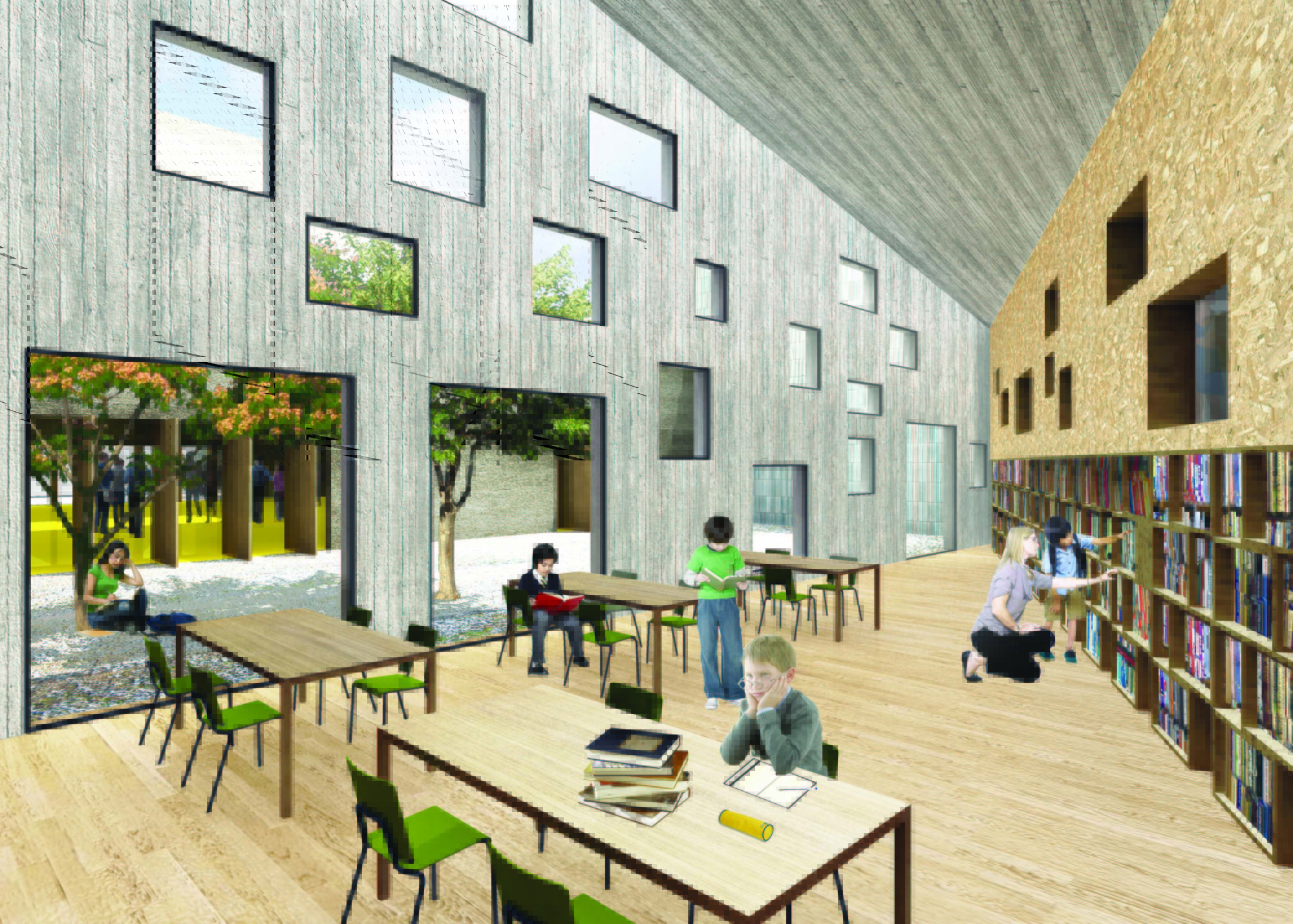 Gallery of 'Mosaic' Innovative, Bioclimatic, European School Complex ...