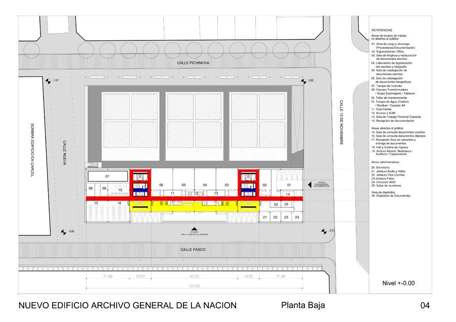 Galería de Menciones en Concurso para el nuevo Edificio Archivo General ...