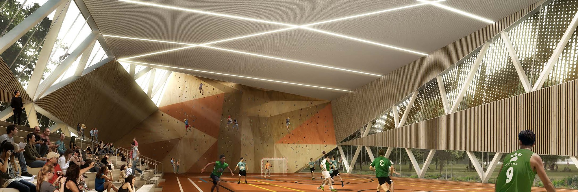 Gallery of Multi-Sports Complex Competition Winning Proposal / Archi5 ...