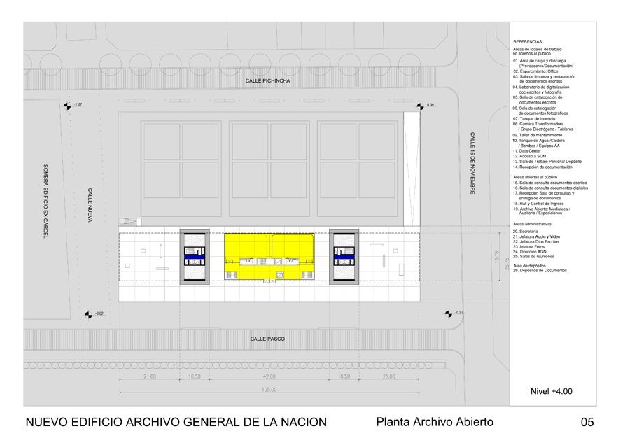 Galería de Menciones en Concurso para el nuevo Edificio Archivo General ...