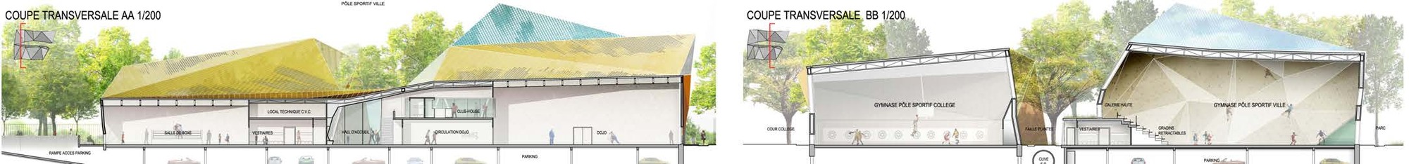 Gallery of Multi-Sports Complex Competition Winning Proposal / Archi5 ...