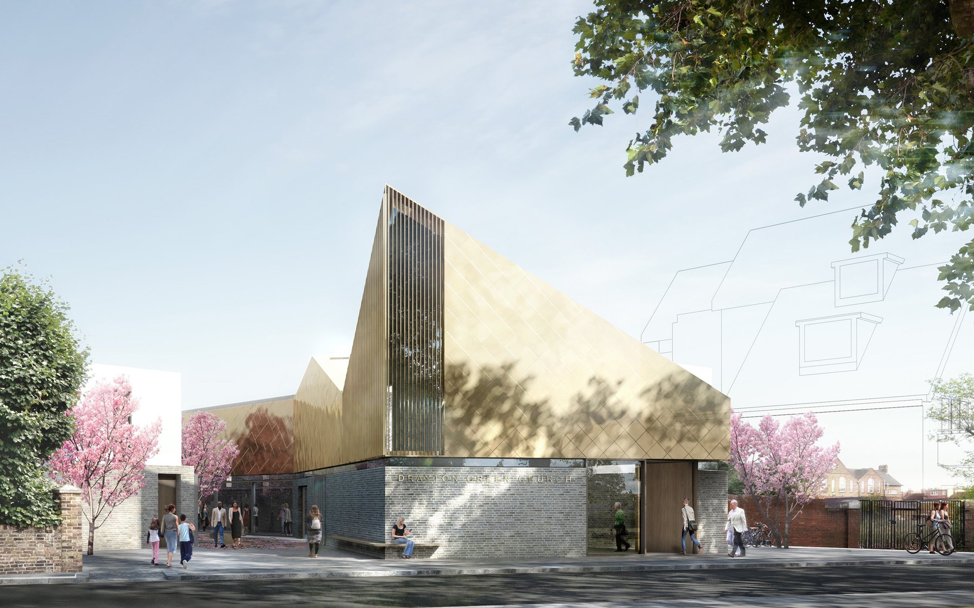 Gallery of Drayton Green Church Proposal / Piercy & Company - 7