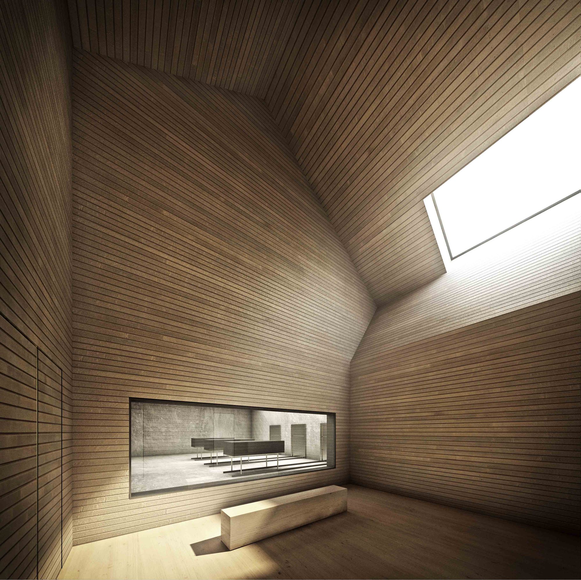 Gallery of New Crematorium in the Hörnli Cemetary Competition Entry ...