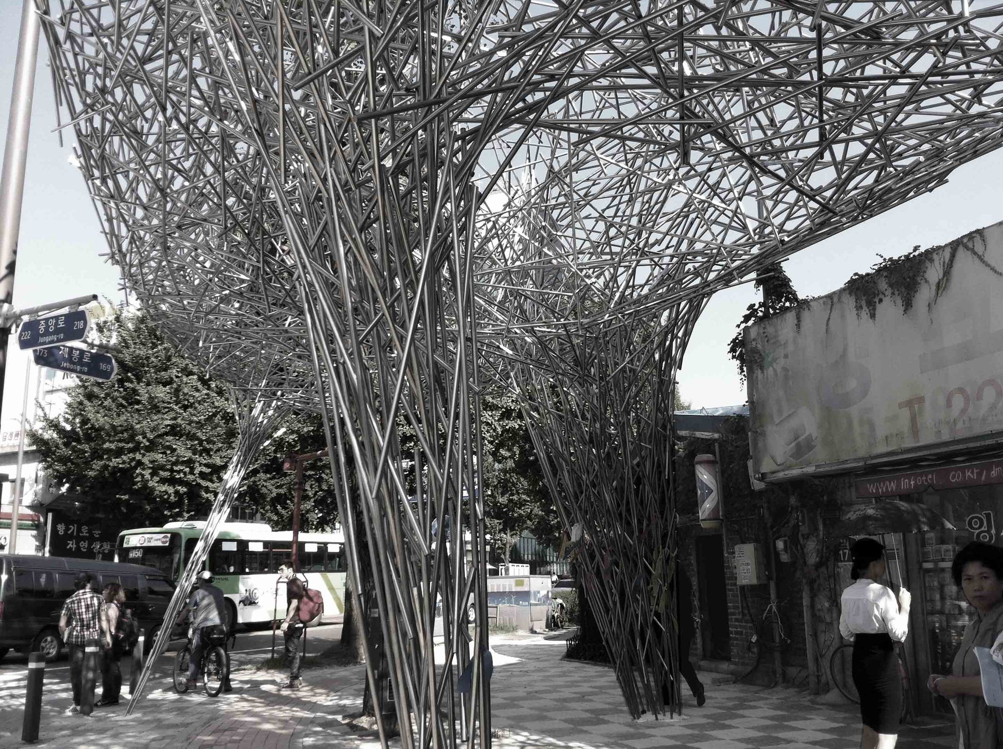 Gallery of 'Gwangju Swarms' Installation / NADAAA - 1