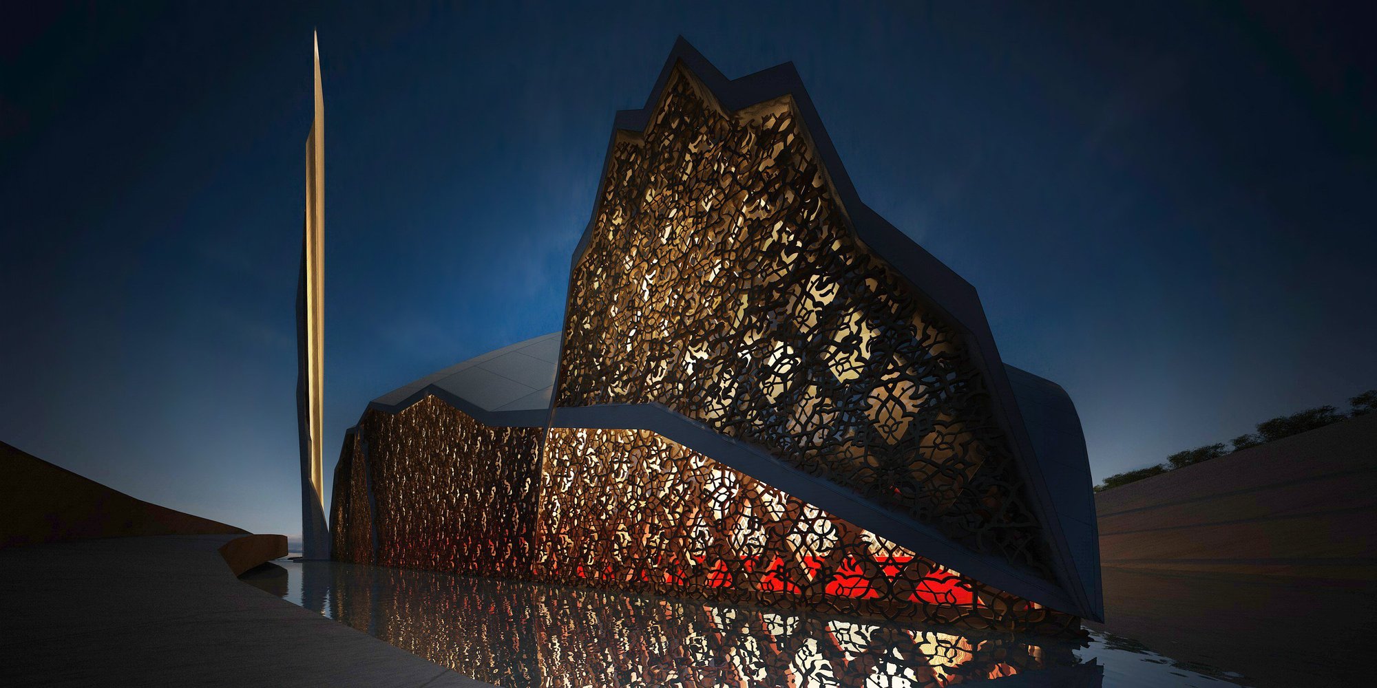 Gallery of Istanbul Camlica Mosque Second Prize Winning Proposal / SN ...