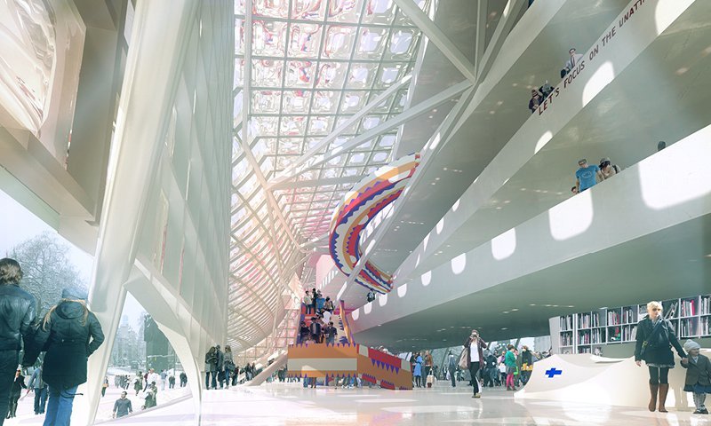 Gallery of Helsinki Central Library Competition Entry / PAR + Arup - 14