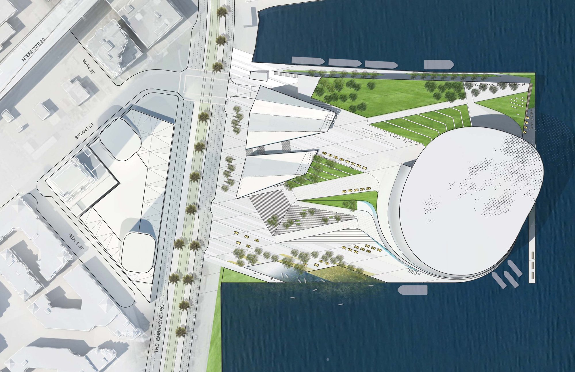 Gallery of Golden State Warriors Stadium / Snøhetta + AECOM - 4