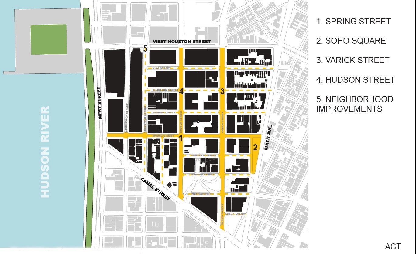 Gallery of Masterplan for Hudson Square Streetscape Improvements ...