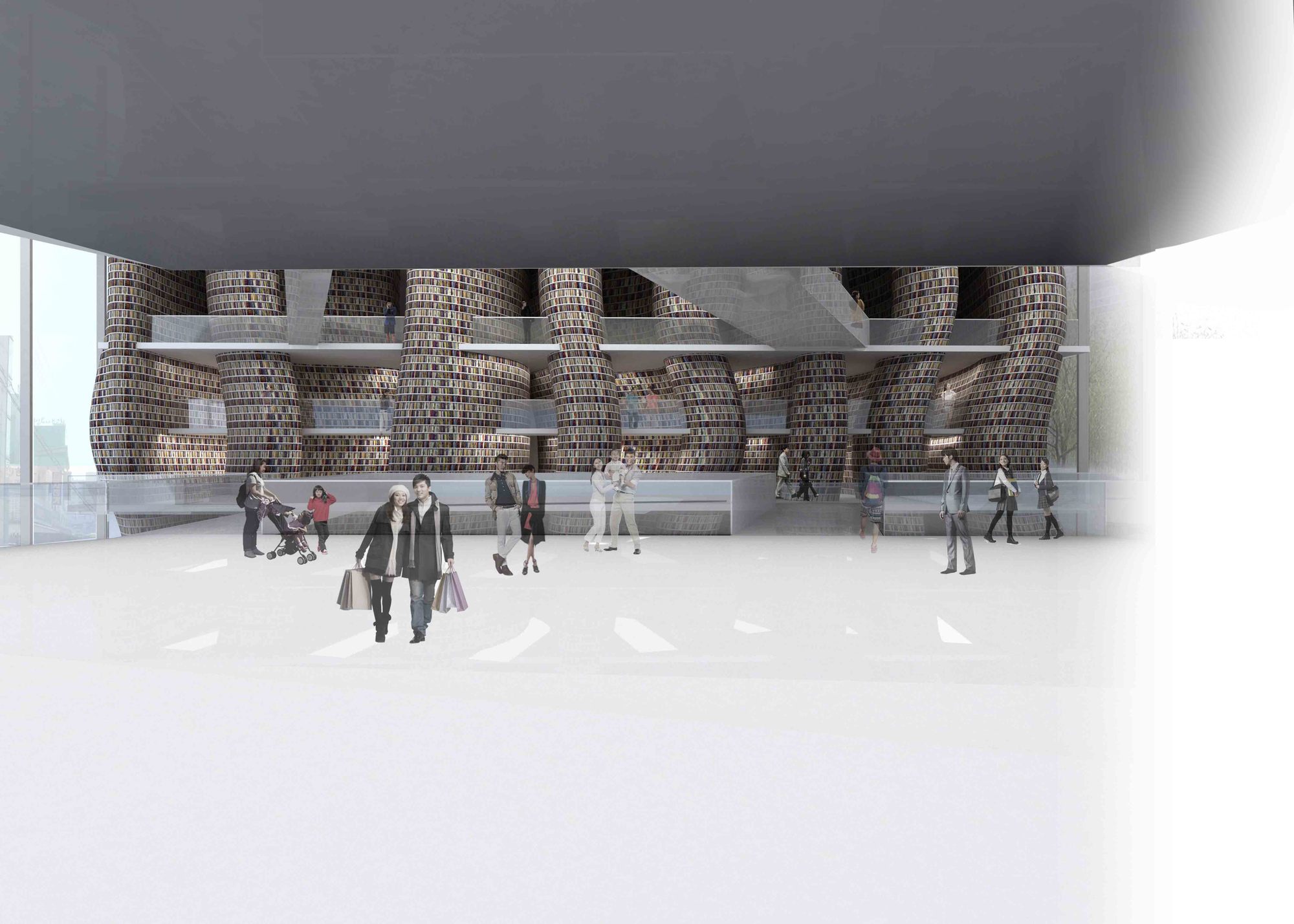 Gallery of Daegu Gosan Public Library Competition Entry / wHY ...