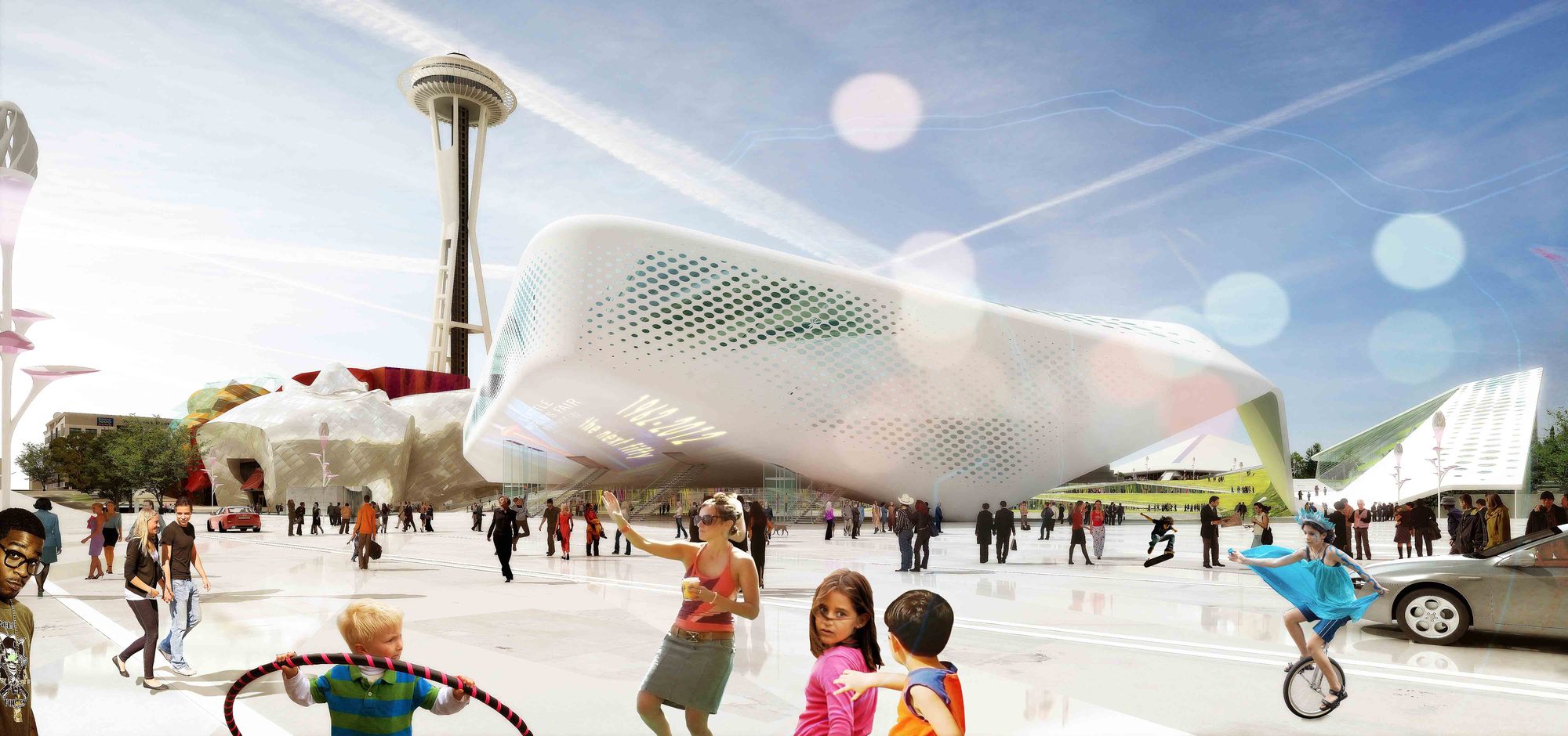 Gallery of Seattle Center HUB (Hybrid Urban Bioscape) Competition Entry ...