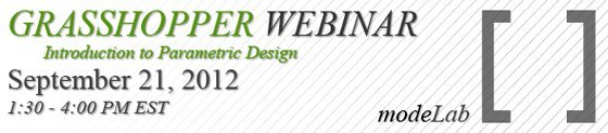 Modelab Grasshopper Webinar Archdaily