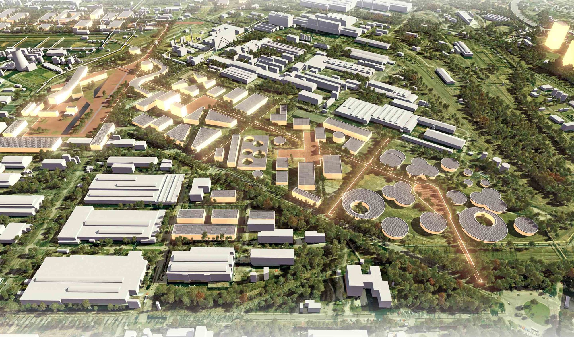 Gallery of Nowa Huta of the Future Proposal / Basic City A+U - 15