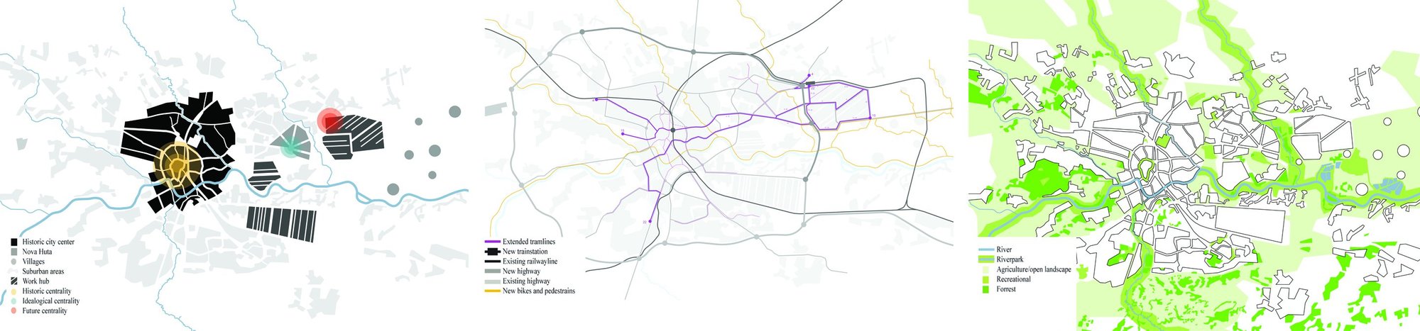 Gallery of Nowa Huta of the Future Proposal / Basic City A+U - 23