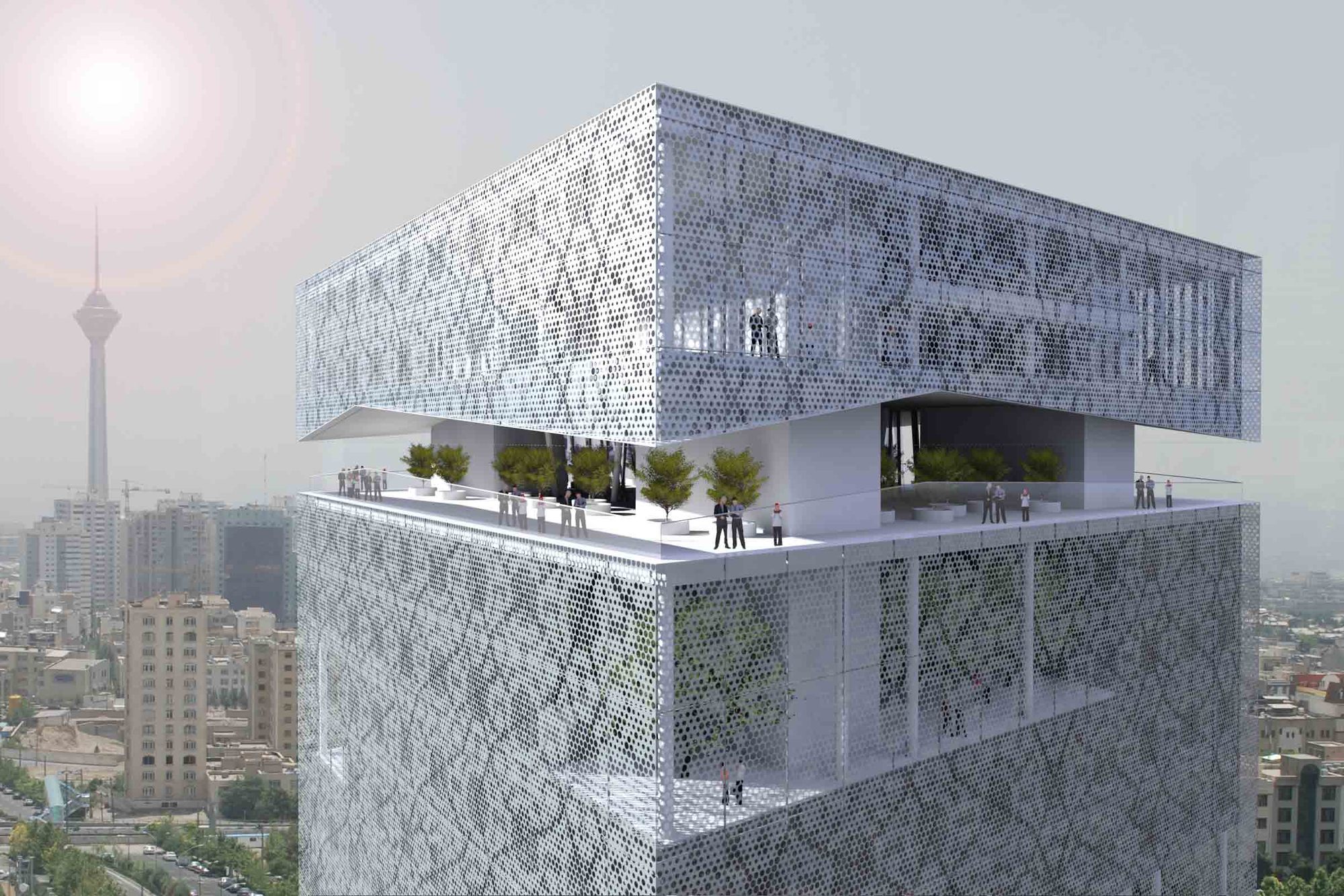 Gallery of Tehran Stock Exchange Competition, 2nd Prize / Hadi Teherani ...