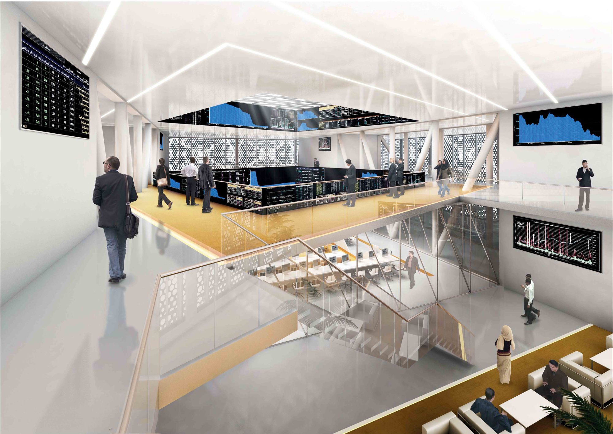 Gallery of Tehran Stock Exchange Competition, 2nd Prize / Hadi Teherani ...