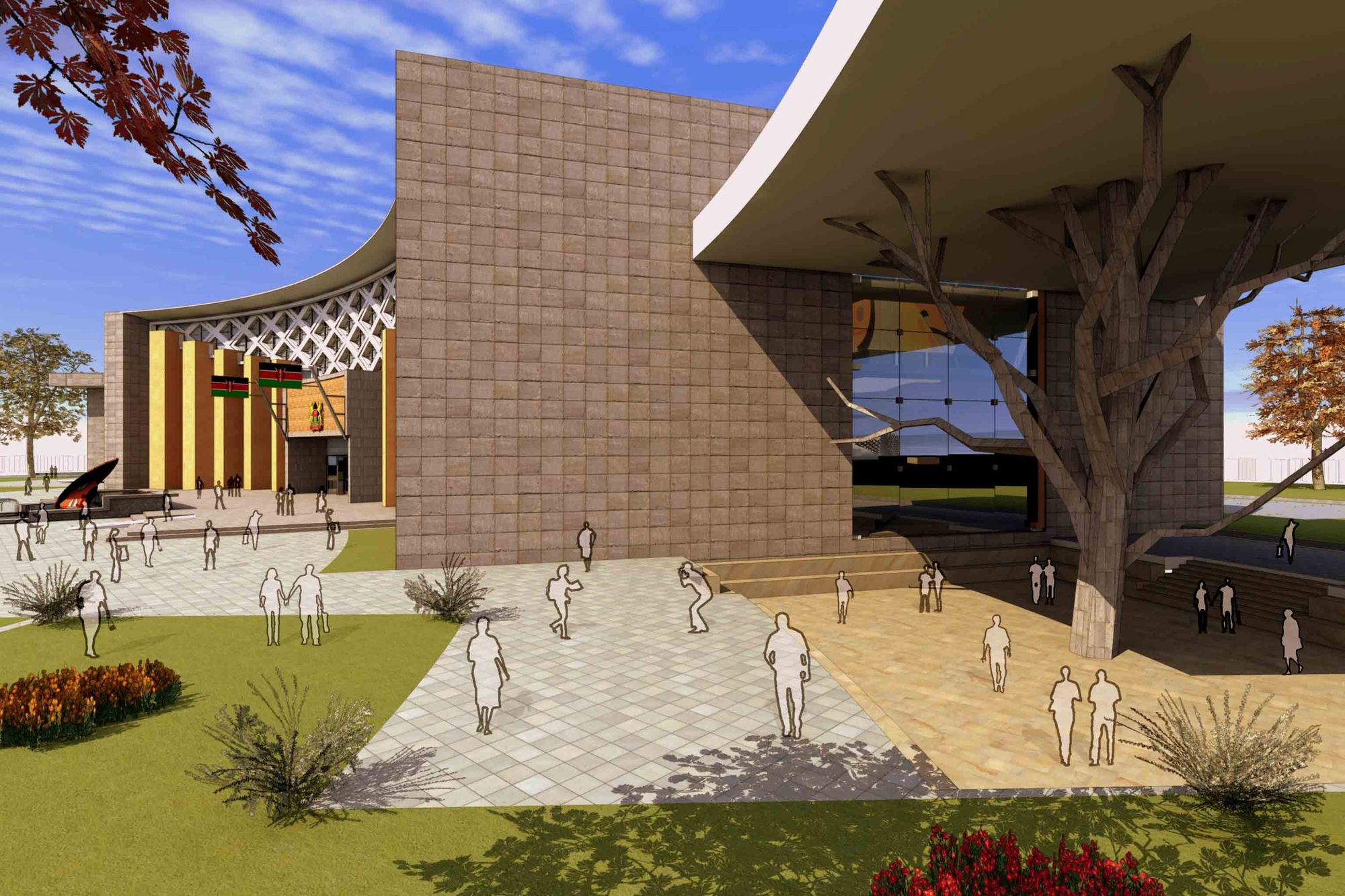 Gallery of Kenya Judicial Architectural Competition Proposal / Various ...