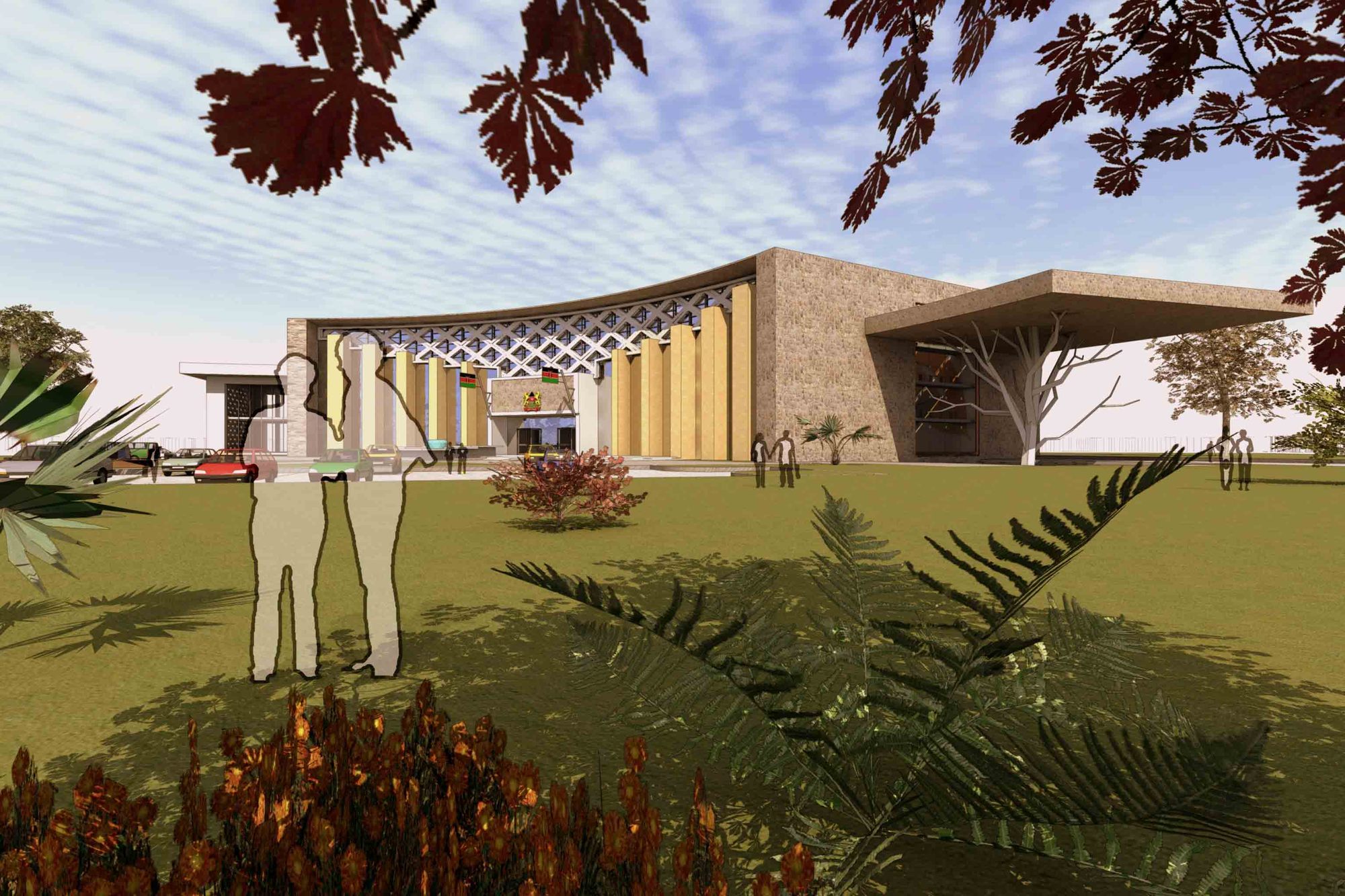 Gallery of Kenya Judicial Architectural Competition Proposal / Various ...