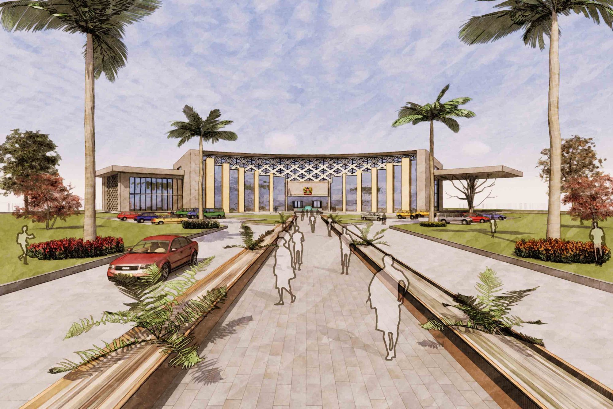 Gallery of Kenya Judicial Architectural Competition Proposal / Various ...