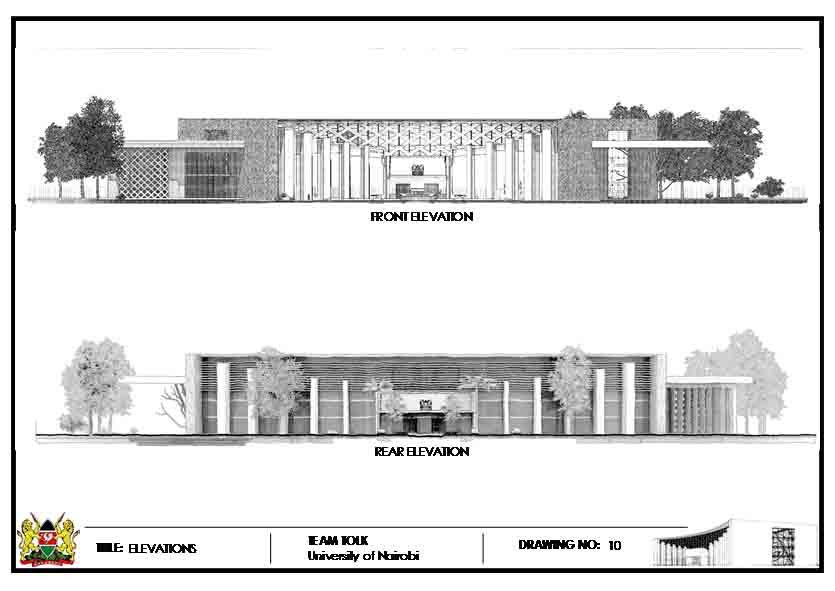 Gallery of Kenya Judicial Architectural Competition Proposal / Various ...