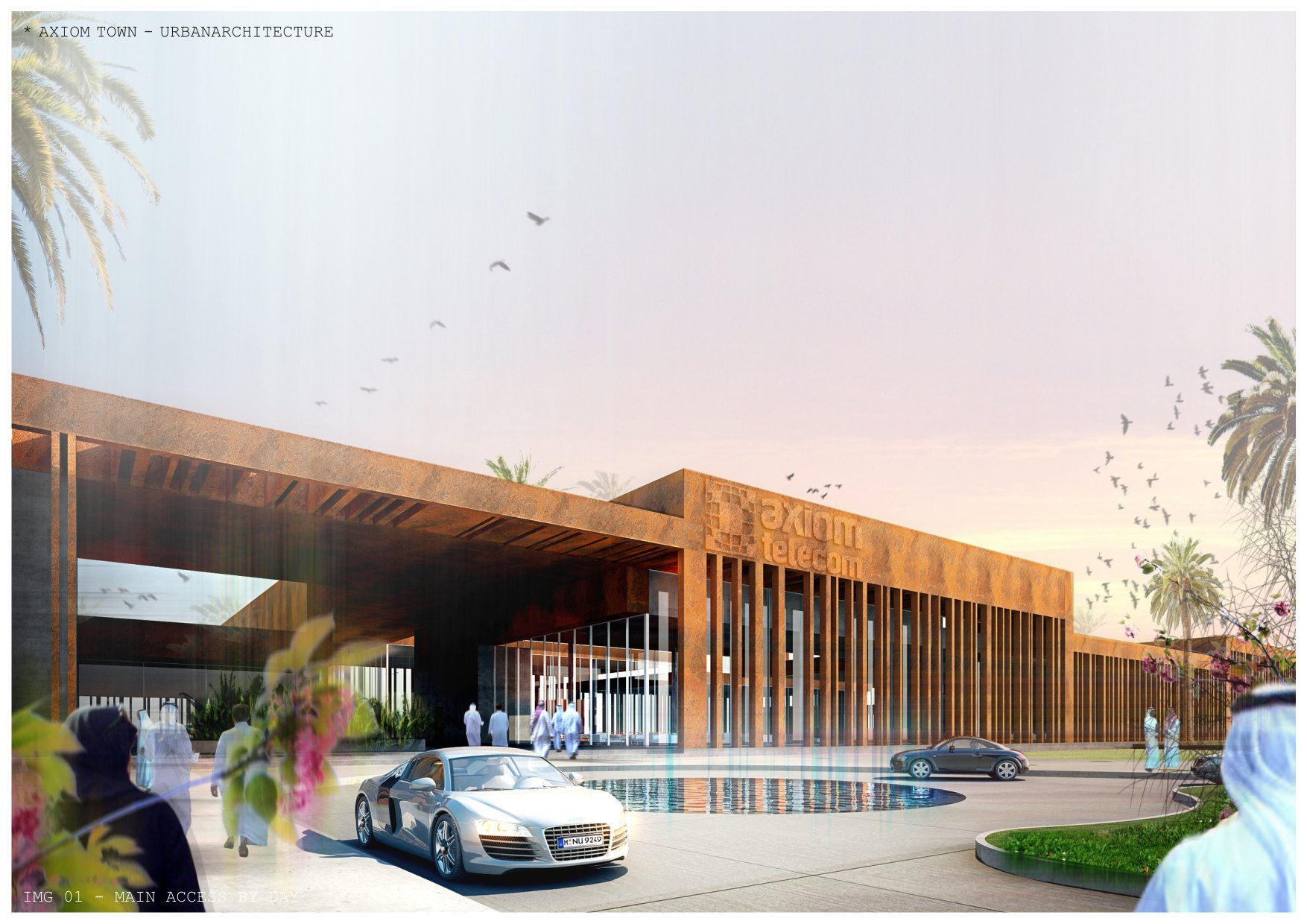 Gallery of Axiom Town Headquarter Complex / MBAD Arquitectos + X ...