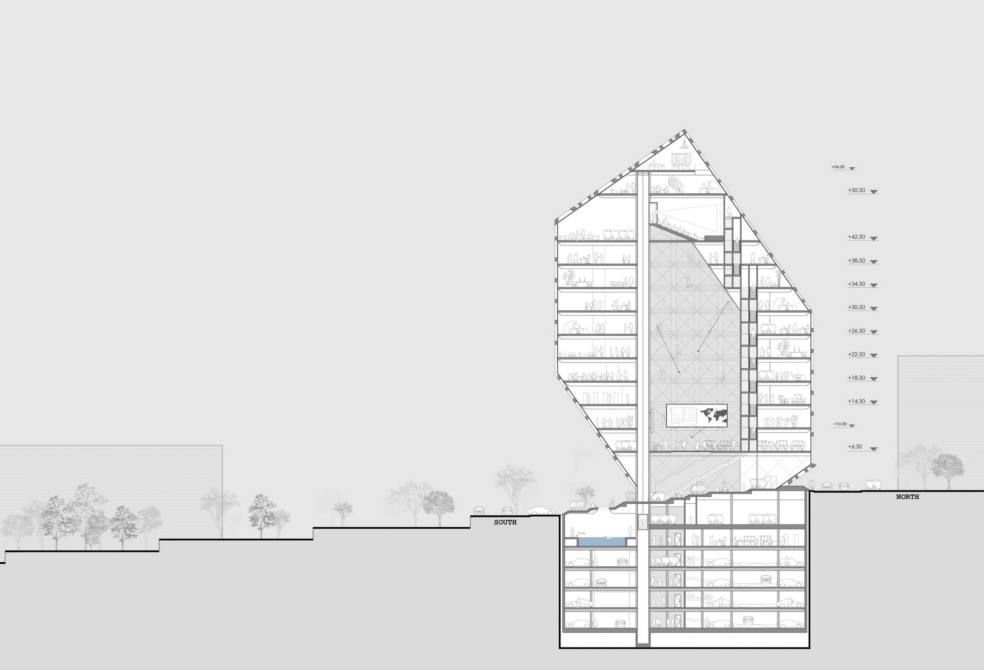 Gallery of Tehran Stock Exchange Competition Entry / EBA[M] + VMX ...