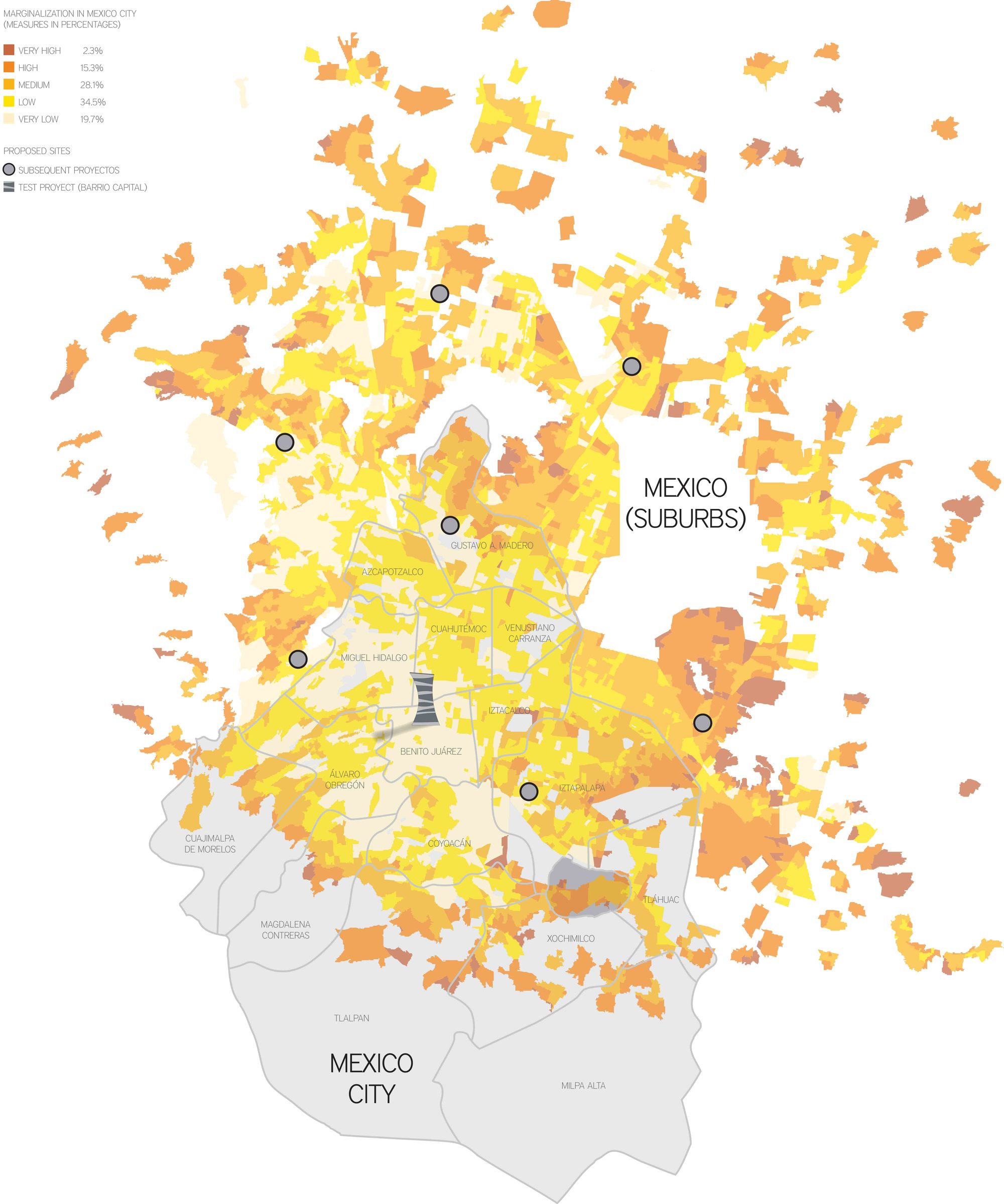 Gallery of Barrio Capital: A Public Skyscraper / Molcajete. Urban Think ...