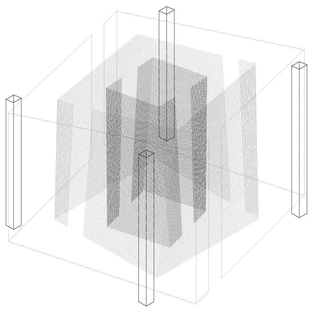 Gallery of “Line, Surface, Space“ Installation / Kawahara Krause ...