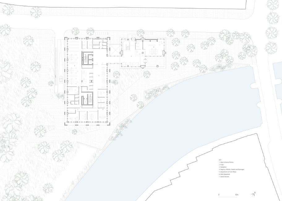 Gallery of Deinze Town Hall & Administrative Center / Tony Fretton ...