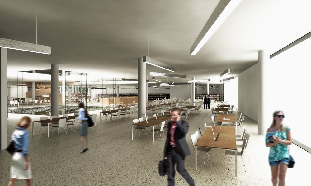 Gallery of NUK II University Library / SANGRAD Architects, AVP ...