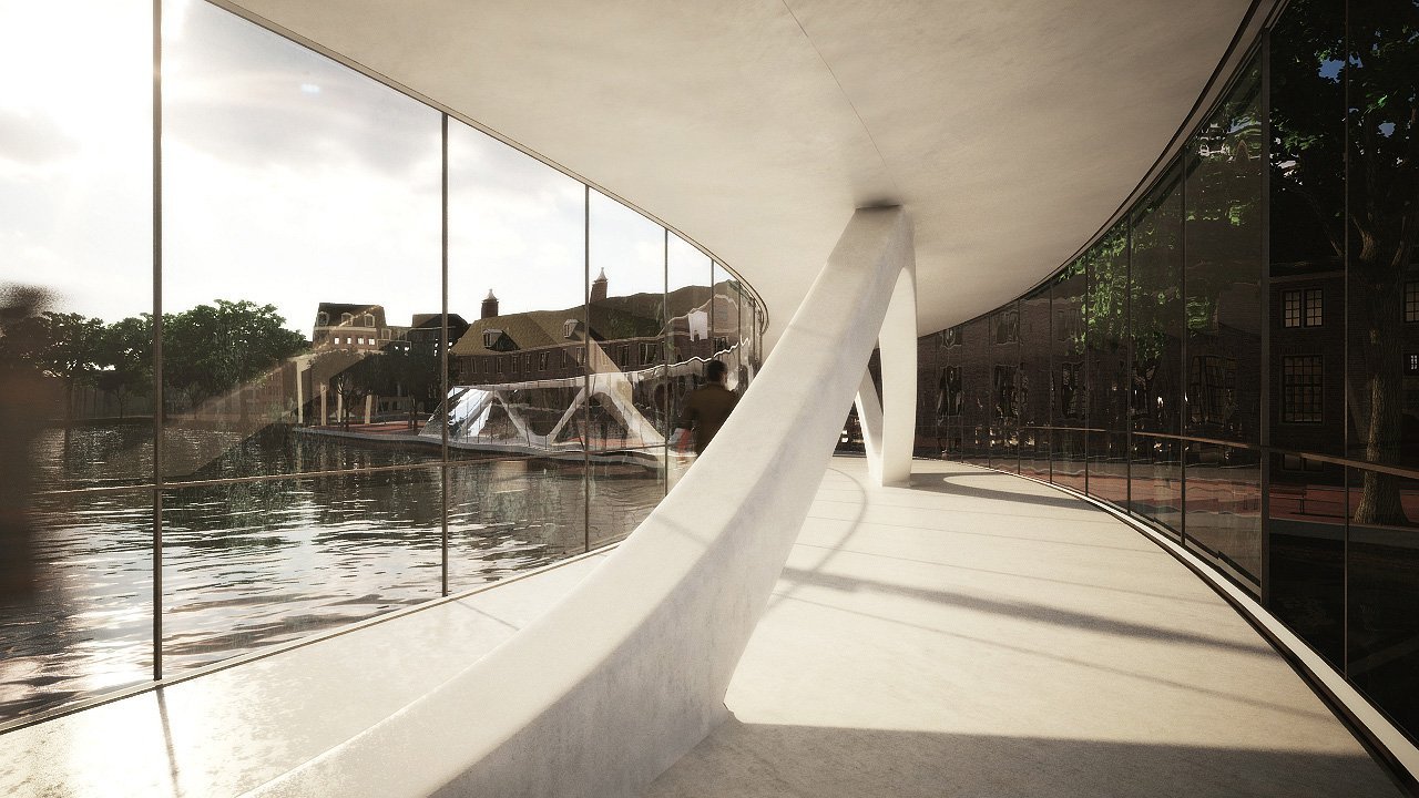 Gallery of Amsterdam Iconic Pedestrian Bridge Proposal ...