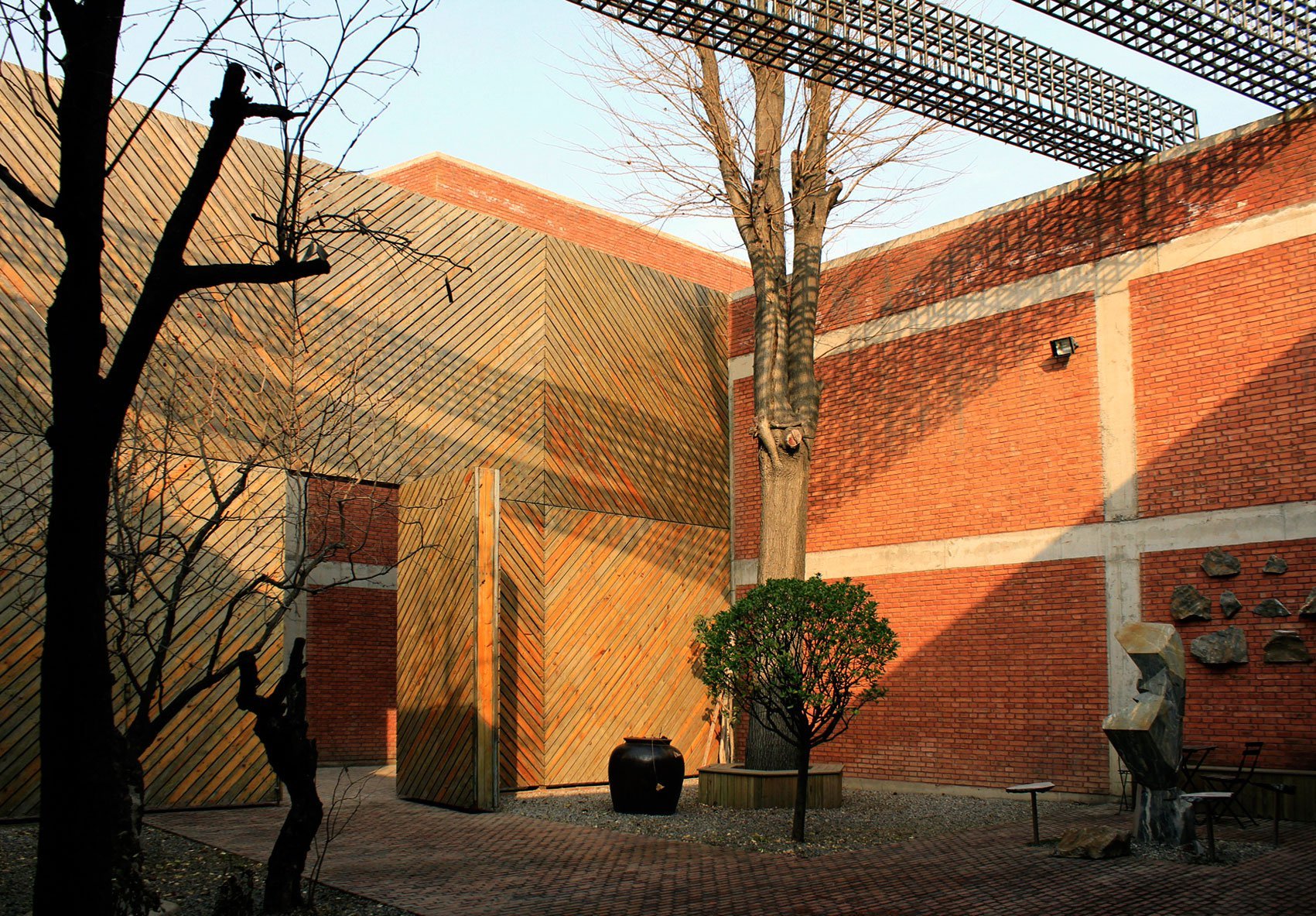 Gallery of Grey Brick Galleries, Red Brick Galleries, Three Shadows Photographic Centre by Ai ...