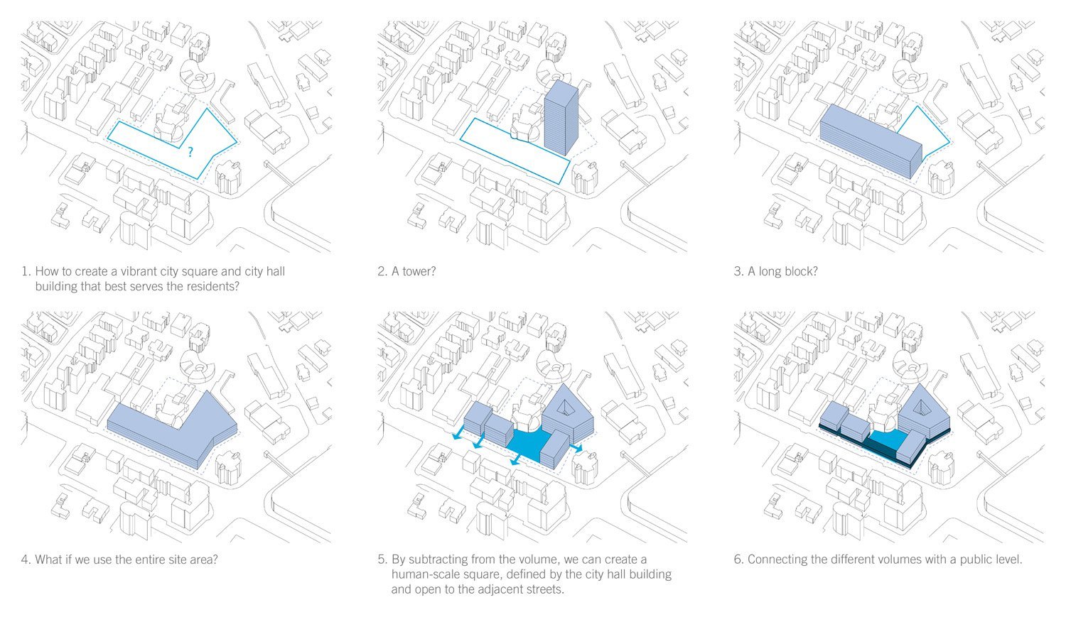 Netanya City Hall Proposal / Zarhy Architects | ArchDaily