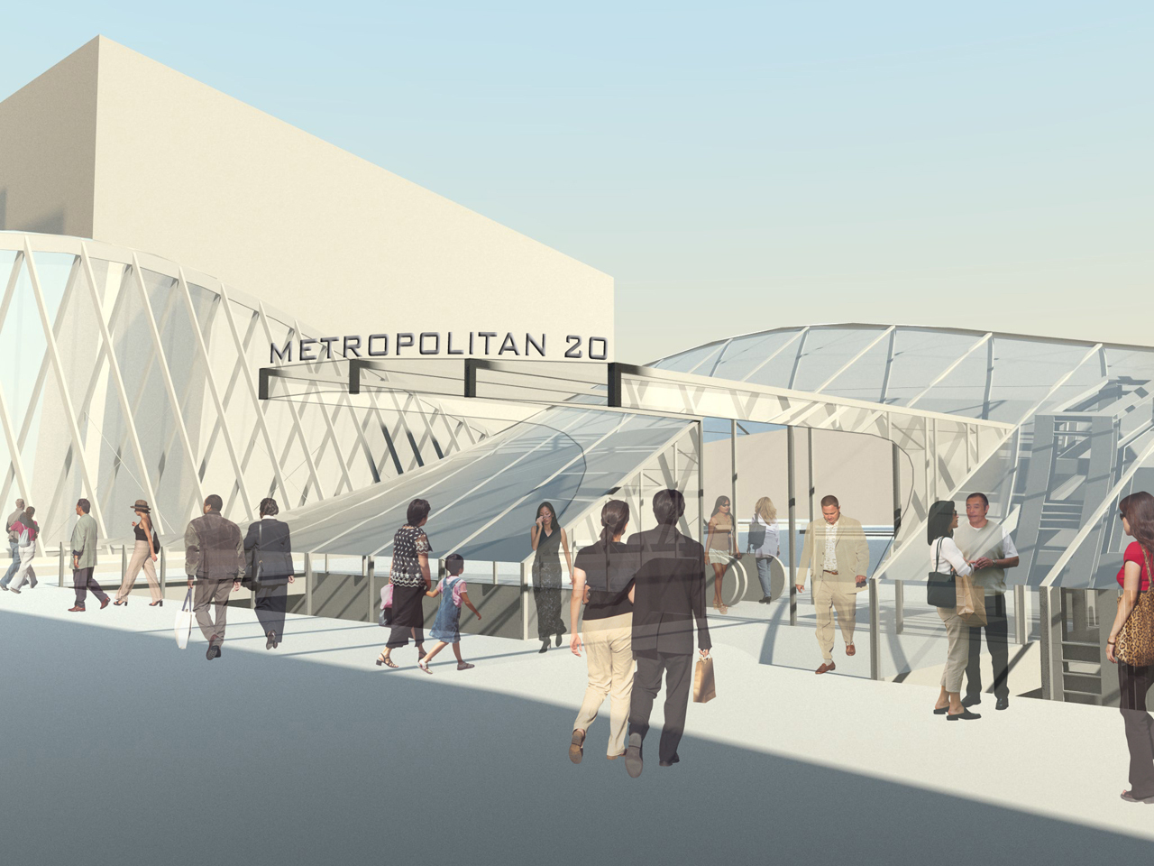 Gallery of Metro Station 20 Proposal / ZNA - 12