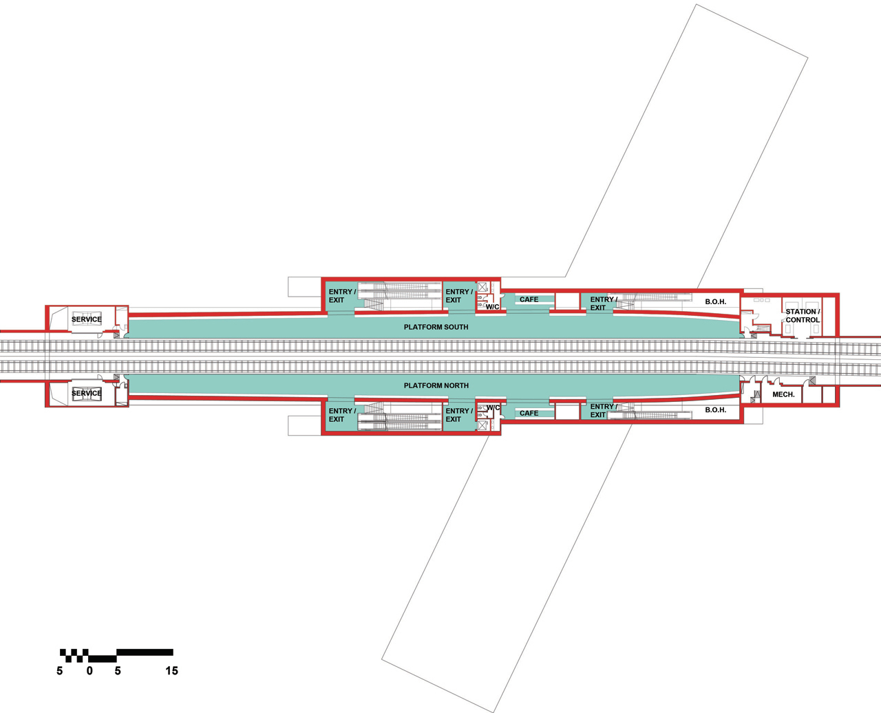 Gallery of Metro Station 20 Proposal / ZNA - 10